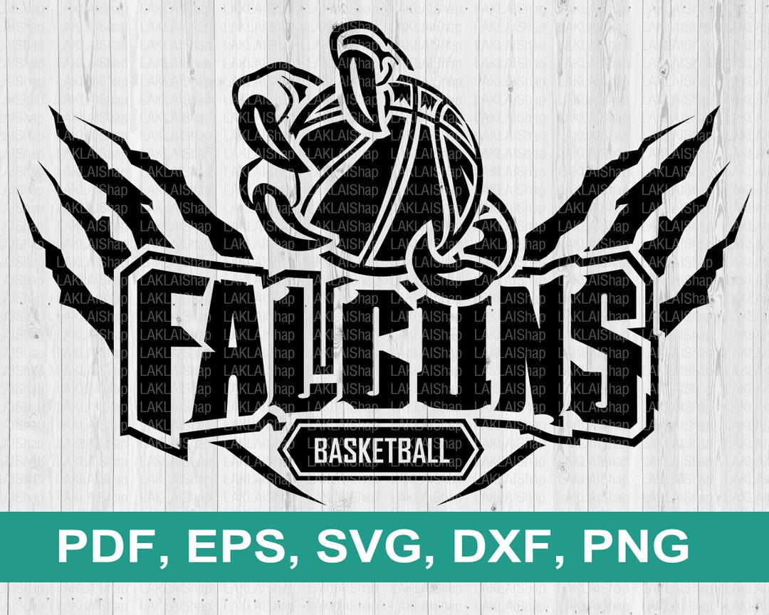 Falcons Basketball Svg, Falcon Svg, Falcons Svg, Falcons School Spirit ...
