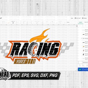 Racing Vibes SVG, Game Day Svg, Checkered Racing Svg, Race Season Svg ...
