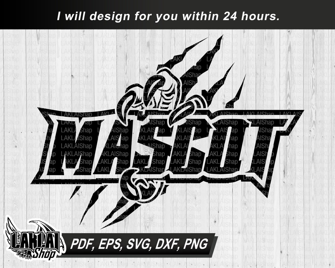 Mascot Scratch Claws SVG, Personalized Team Design (digital Download ...