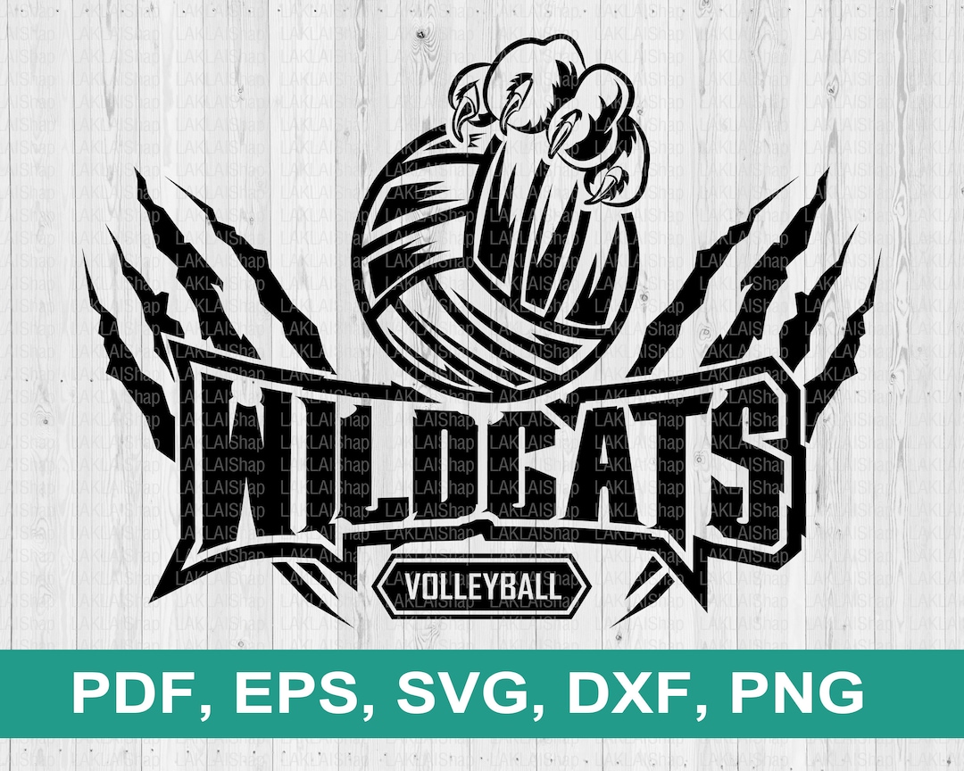 Wild Cats Volleyball Svg, Wildcats Svg, Volleyball Svg, Wildcats Mascot ...