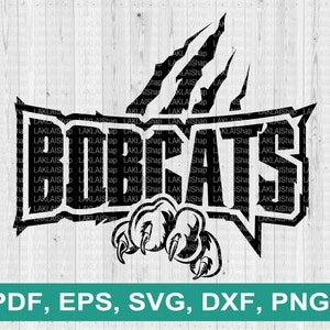 Bobcats Claw Svg, Bobcats Svg, Bobcat Mascot Svg, Bobcats Spirit Svg ...