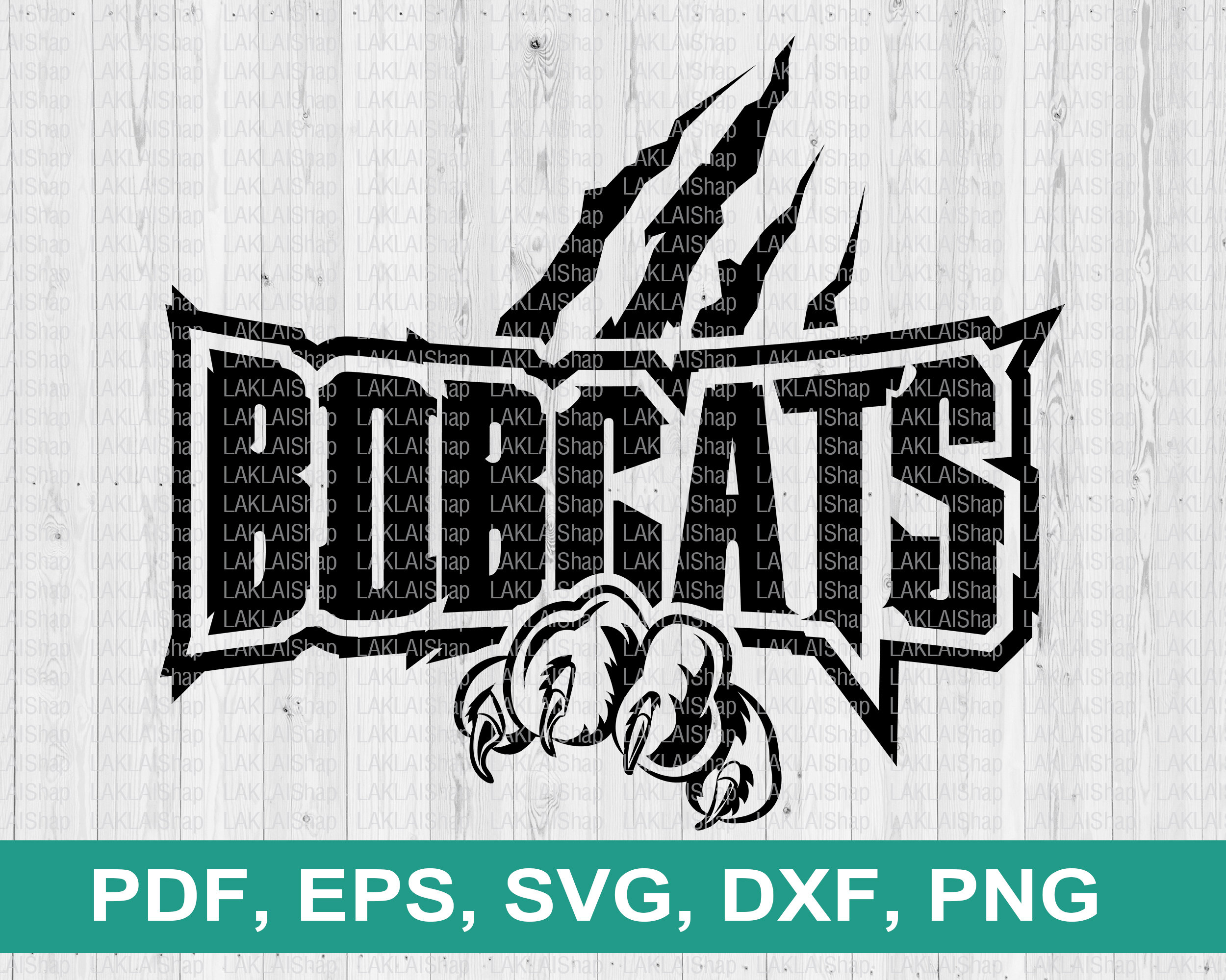 Bobcats Claw Svg, Bobcats Svg, Bobcat Mascot Svg, Bobcats Spirit Svg ...