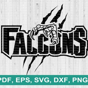 Falcons Claws Team Svg, Falcons Logo, Falcon Svg , School Spirit Svg ...