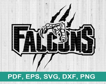Falcons PNG, Graffiti, School Spirit, Digital File, Sublimation ...