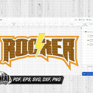 Rocker SVG, Rock PNG, Rock Cricut, Rock Silhouette, Rocker Shirt Svg ...