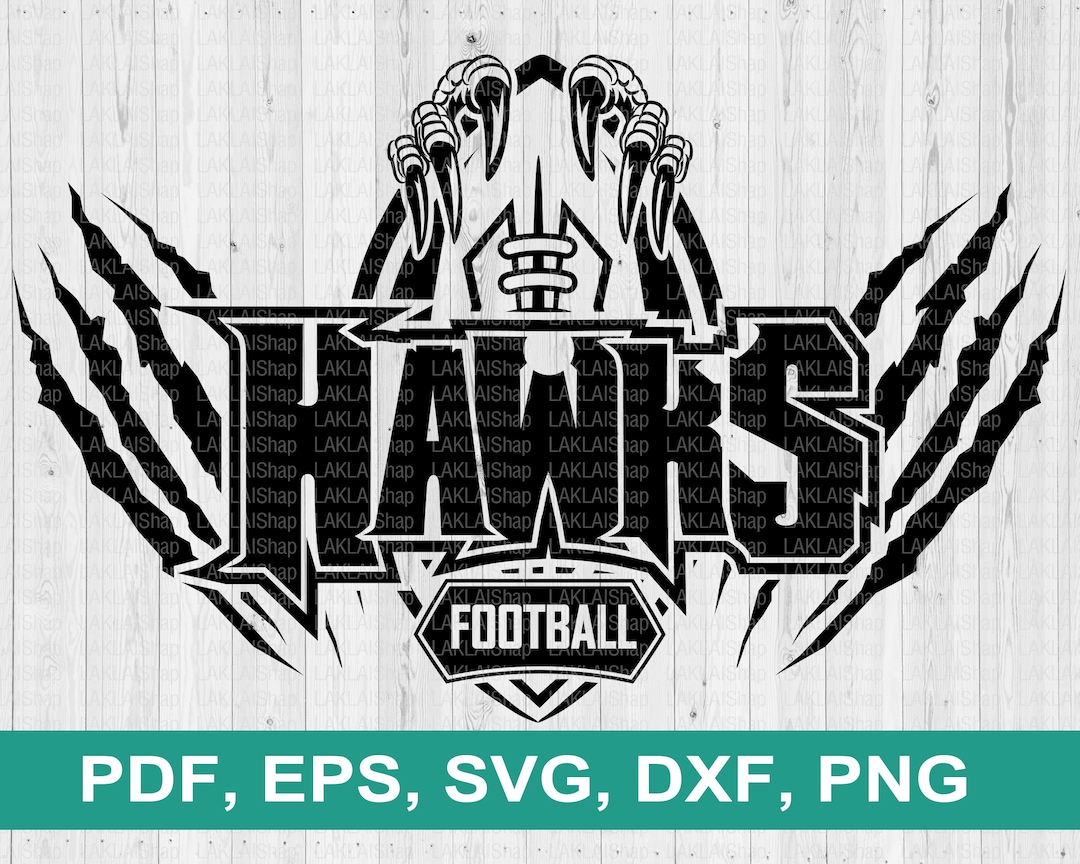 Hawks Football Svg, Hawks Clawk Svg, Hawk Svg Mascot, Hawk School ...