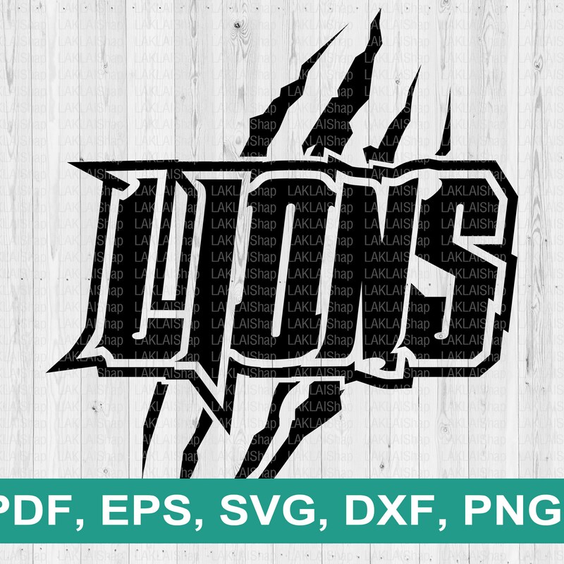 Lion Mascot Svg - Etsy