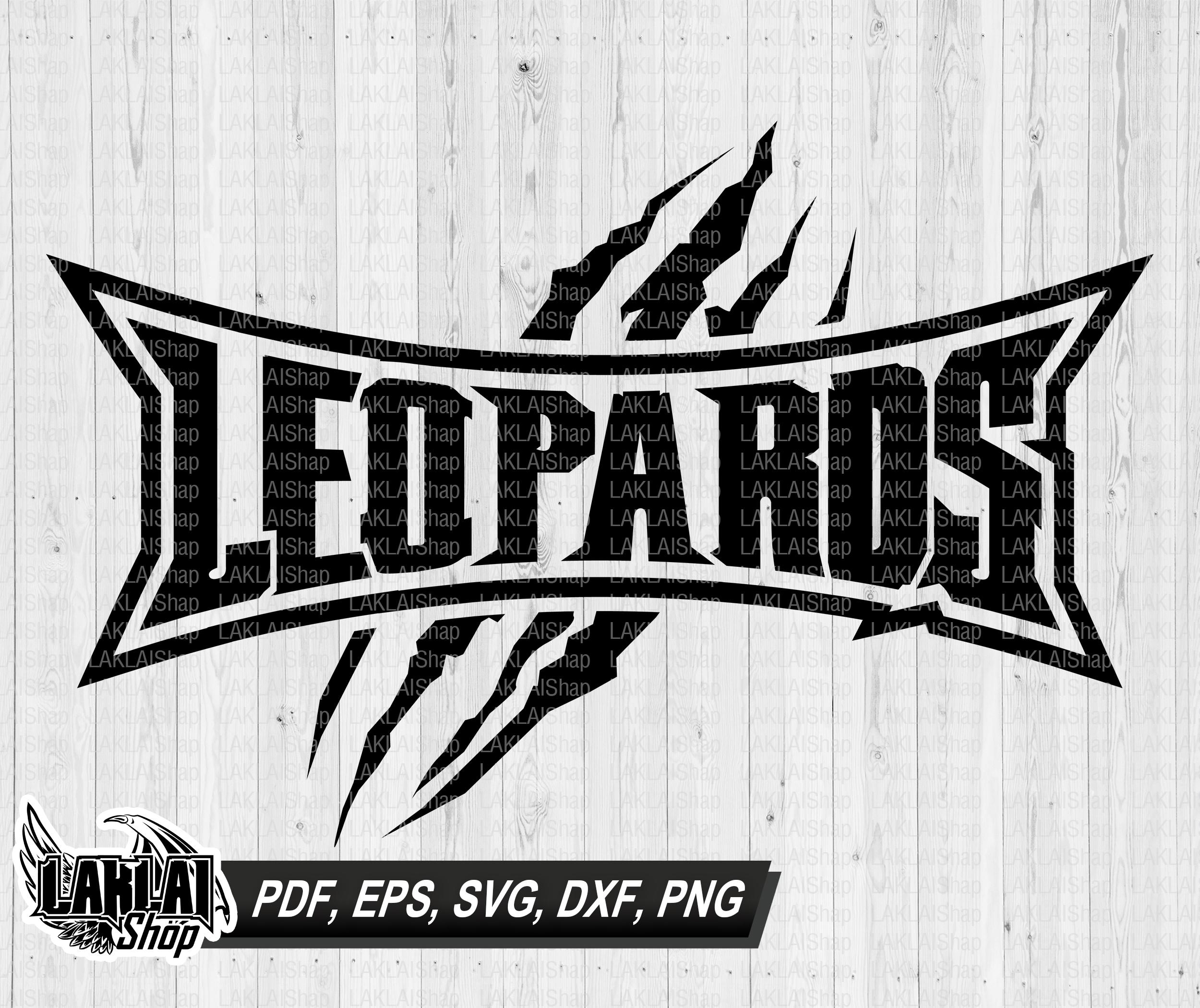 Leopards Claws Svg, Leopards Svg, Leopards Mascot Svg, Leopards Spirit ...