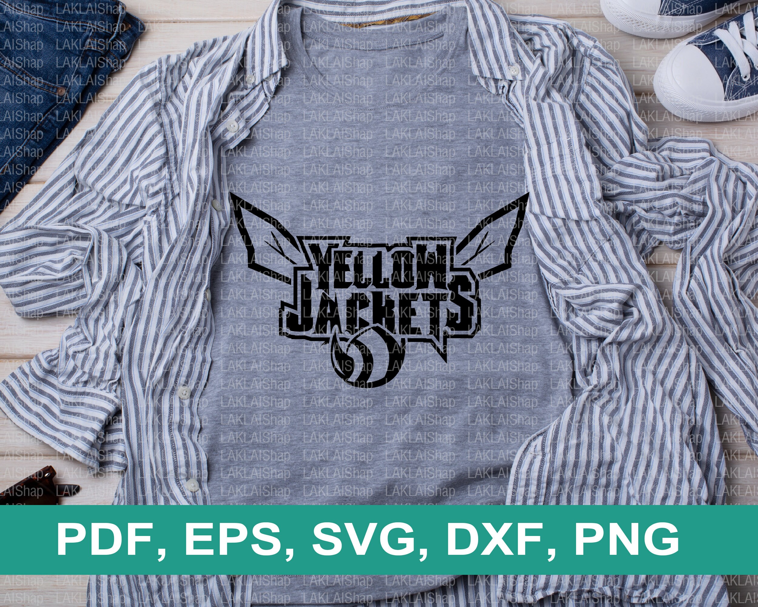 Yellow Jacket Svg, Hornet Team Svg, Hornets Png, School Spirit, SVG for ...