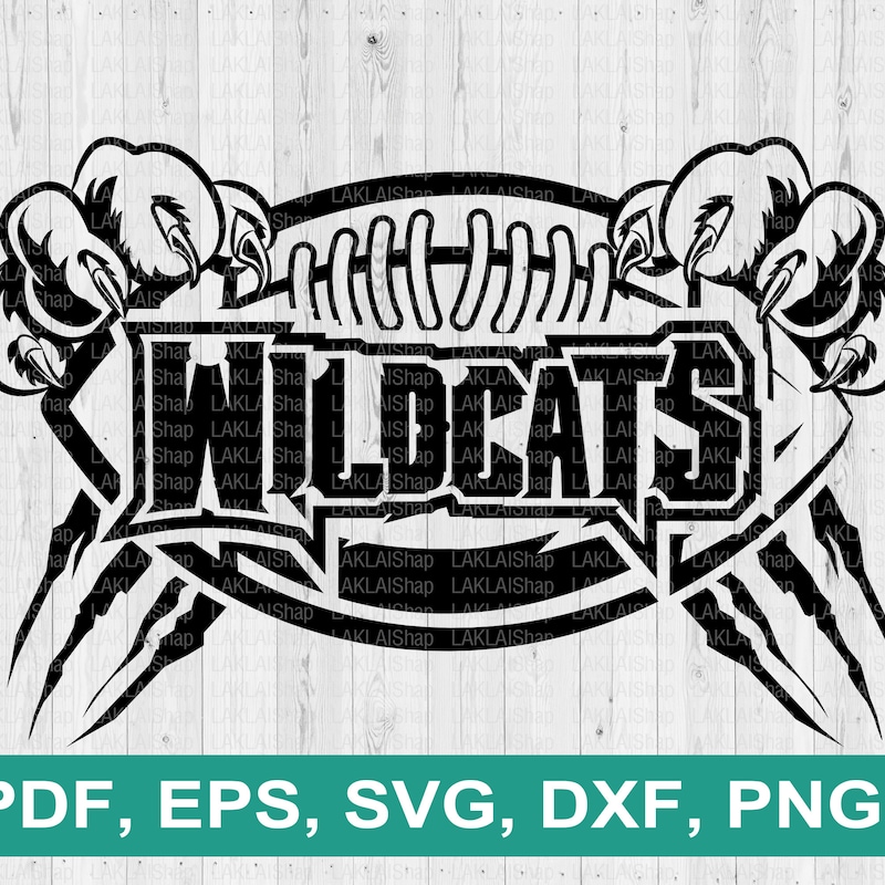 Wildcats Football Svg - Etsy