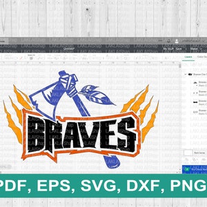 Braves Axe Svg, Braves Svg, Braves Mascot Svg, Braves Mascot Png ...