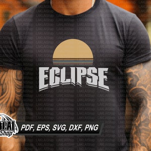 Retro Total Solar Eclipse 2024 Svg, Solar Eclipse Shirt Svg, Total ...