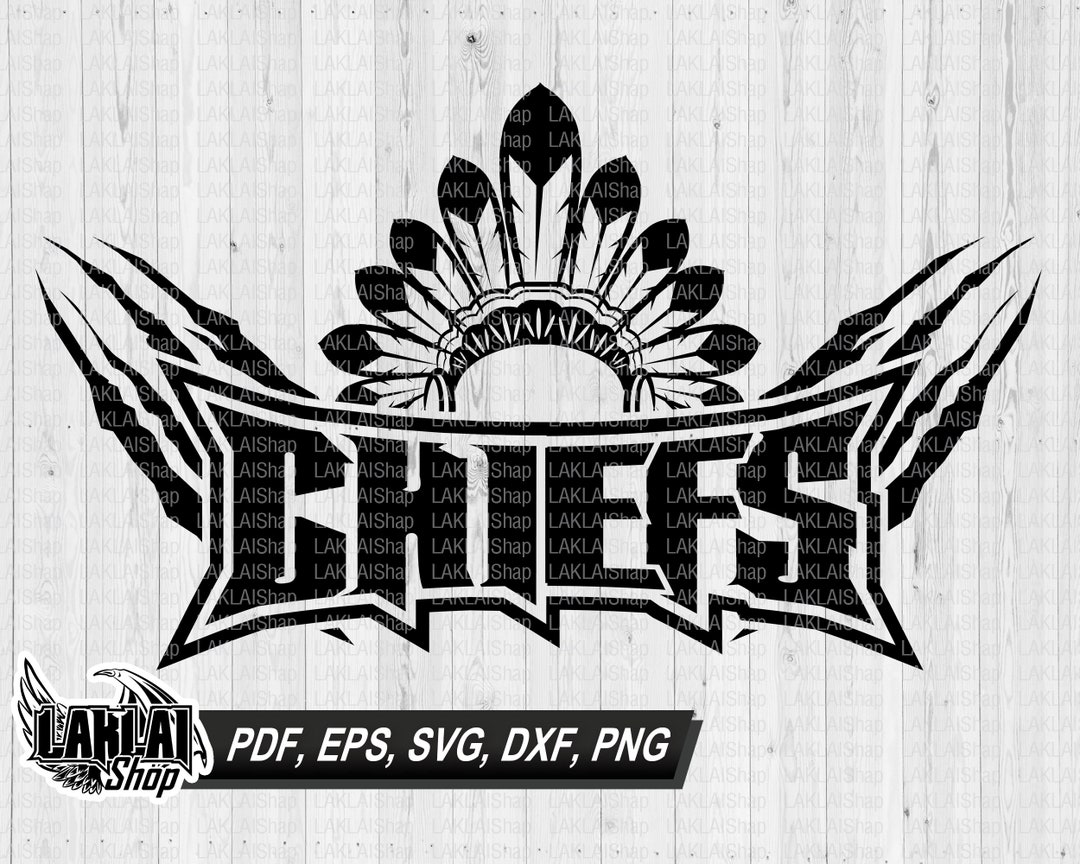 Chiefs Svg, Team Mascot Svg, Chiefs Mascot Svg, School Spirit, Sports ...
