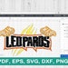 Leopards Team Claws Svg, Leopards Svg, Leopards Mascot Svg, Leopards ...