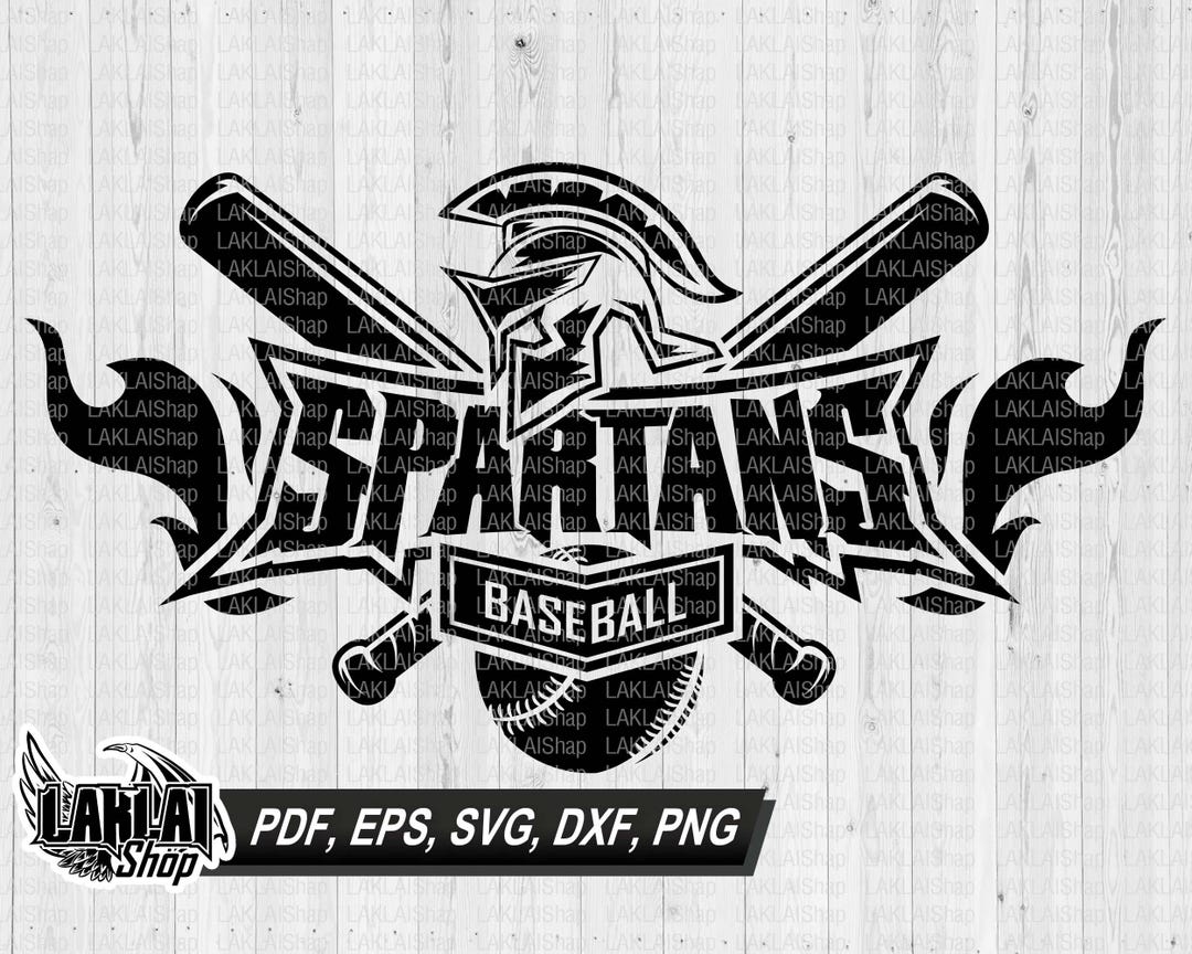 Spartans Baseball Svg, Spartans Svg, Spartans Mascot Svg, School Spirit ...