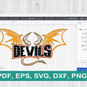 Devils Team Svg, Devils Svg, Devils Mascots Svg, Devils School Svg ...