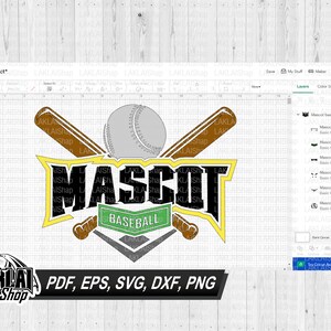 Your Mascot Baseball Svg, Baseball Team Svg, Personalized Svg, School ...