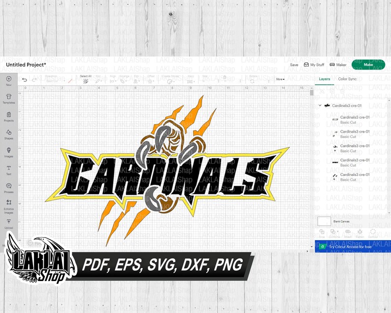 Cardinals Claws SVG, School Spirit, Digital Download - Etsy
