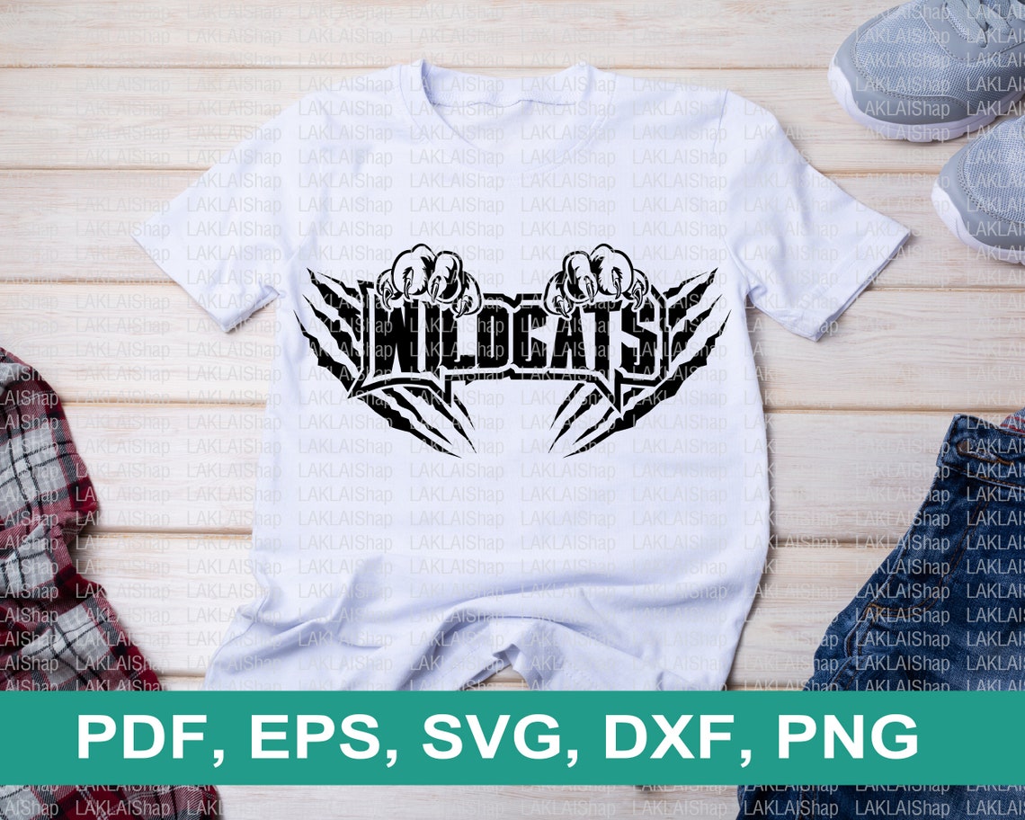 Wildcats Claws Svg, Wildcats Mascot Svg, Wildcats Spirit Svg, Wildcats ...