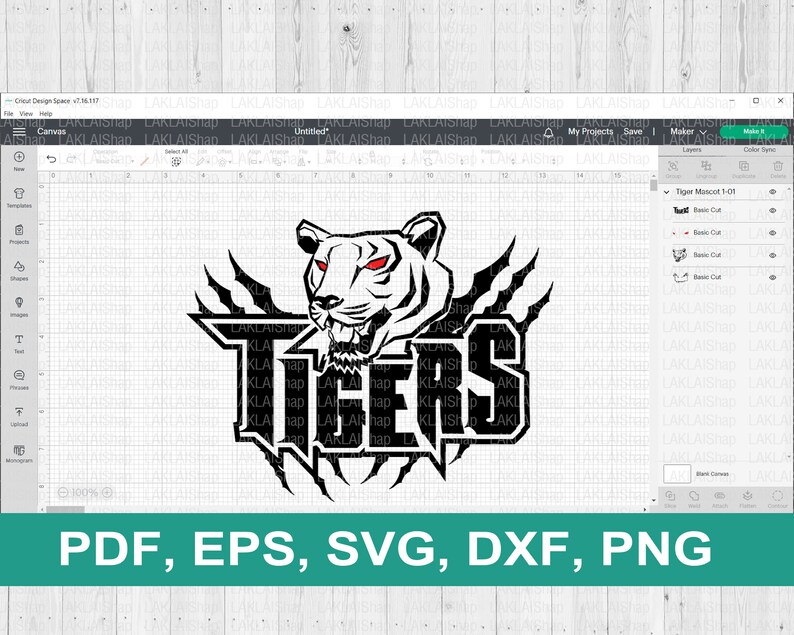 Tigers Mascot Svg Tiger Svg Tigers School Spirit Svg Tigers - Etsy