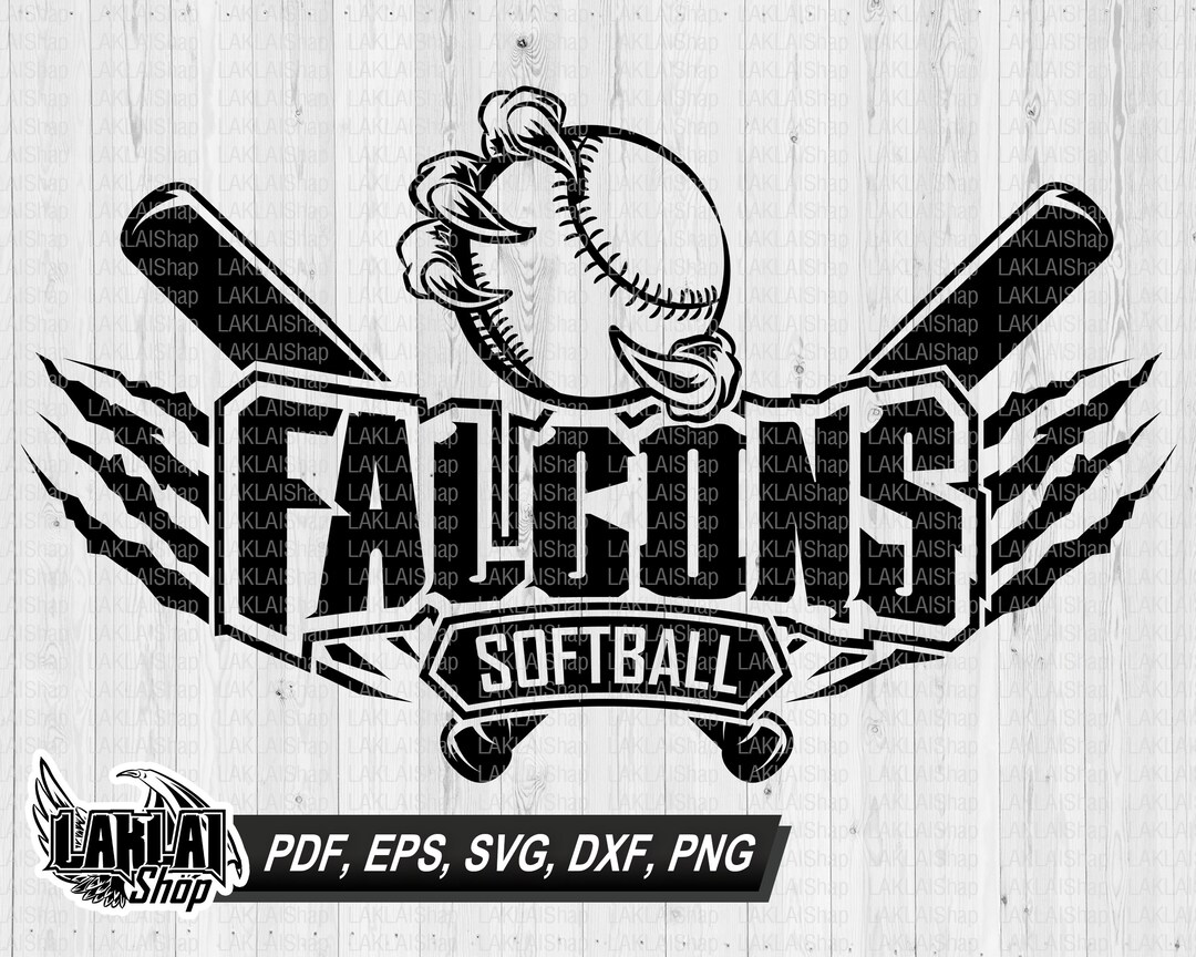 Falcons Claws Softball Svg,falcon Softball Svg,falcons Svg,falcon ...