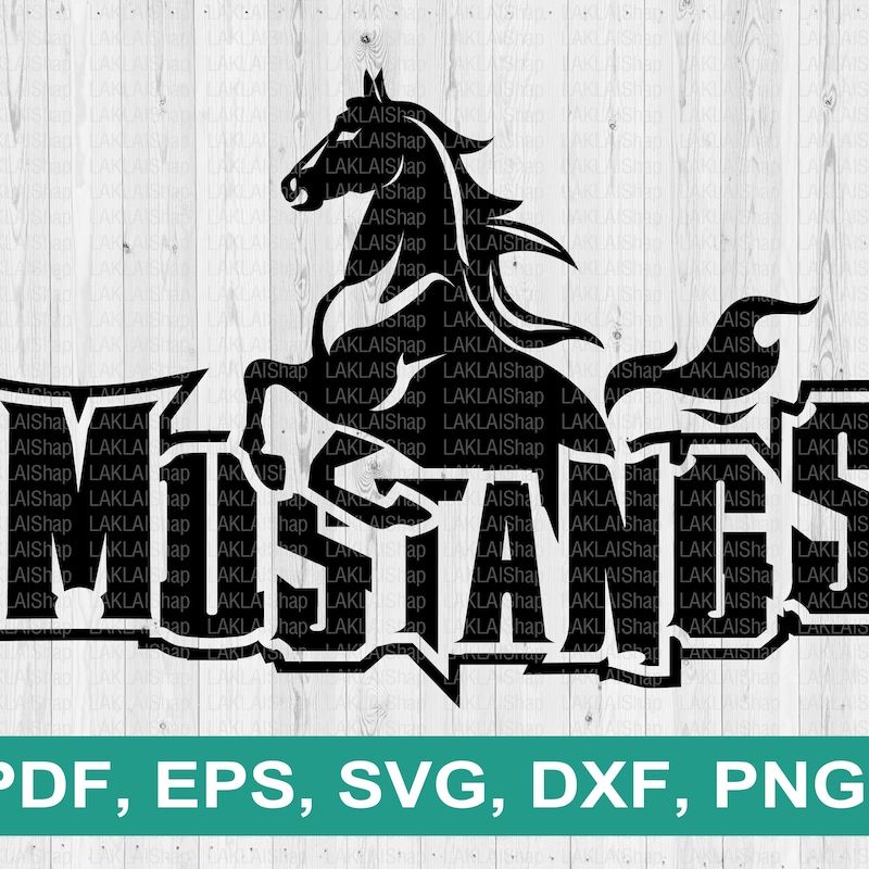 Mustang Svg - Etsy