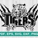 Tigers Mascot Team Svg, Tigers Svg, Tigers Logo, Tigers Sports Shirt ...