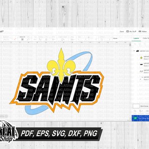 Saints Team Svg, Saints Svg, Saints Mascot Svg, Saints Shirt Svg ...