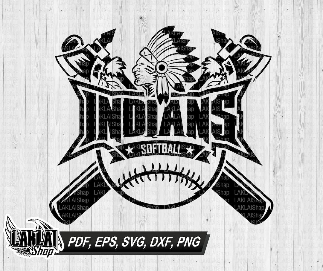 Indians Softball Svg, Softball Svg, Indians Svg, Spirit Shirt Svg ...