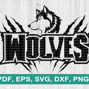 Wolves Team Svg, Wolfs Svg, Wolves Svg, Wolves Mascot Svg, Wolves Png ...