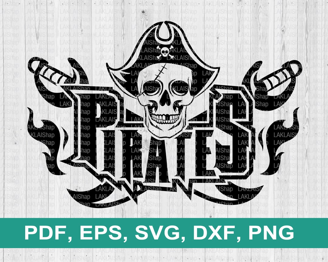 Pirates Team Mascot SVG, Cricut Cut Files (digital File) - Etsy