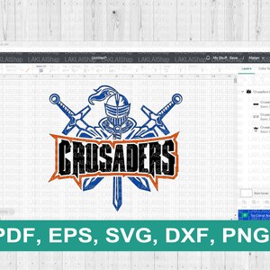 Crusaders Team Svg, Crusader Mascot Svg, Crusaders Svg, Crusaders Png ...