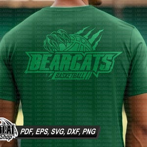 Bearcat Basketball Svg, Bearcat Svg, Bearcats Svg, Basketball Shirt Svg ...
