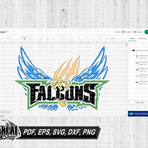 Falcons Fly Svg, Falcon Svg, Falcons Logo, Falcons Pride,falcons School ...