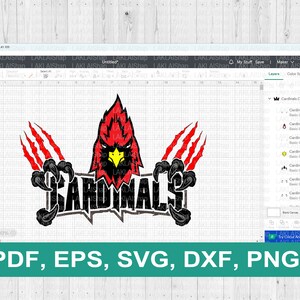 Cardinal Team SVG, Cardinals Svg, Cardinals Spirit Svg, Cricut File ...