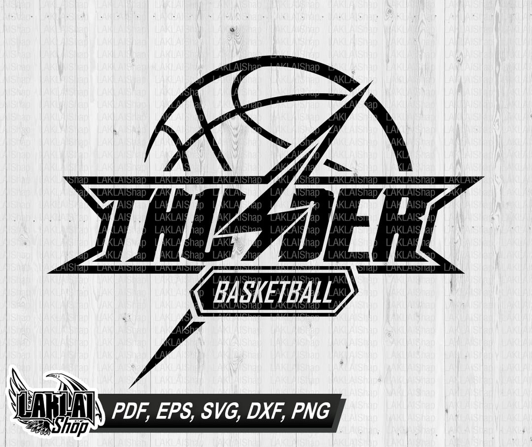 Thunder Basketball Svg, Basketball Svg, Thunder Mascot Svg, Thunder Svg ...