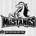 Mustangs Svg, Mustangs Mascot, Mustangs School Spirit Svg, Mustangs ...