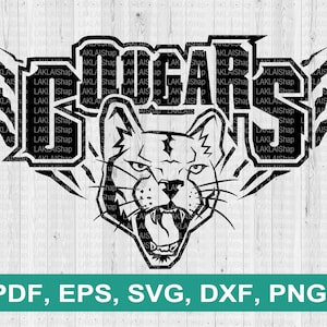 Cougars Team Svg, Cougars Svg, Cougars Mascot Svg, Cougars Logo Svg ...