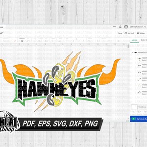 Hawkeyes Svg, Hawkeyes Team Svg, Hawkeyes School Svg, Hawkeyes ...