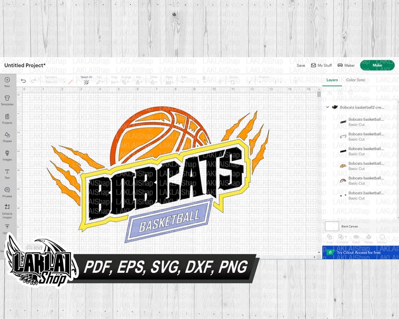 Bobcats Basketball Team SVG, Mascot Pride, School Spirit (digital ...