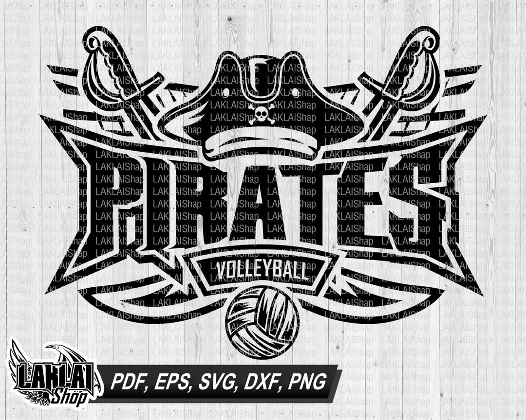 Pirates Volleyball SVG, School Spirit Sports (digital File Download) - Etsy