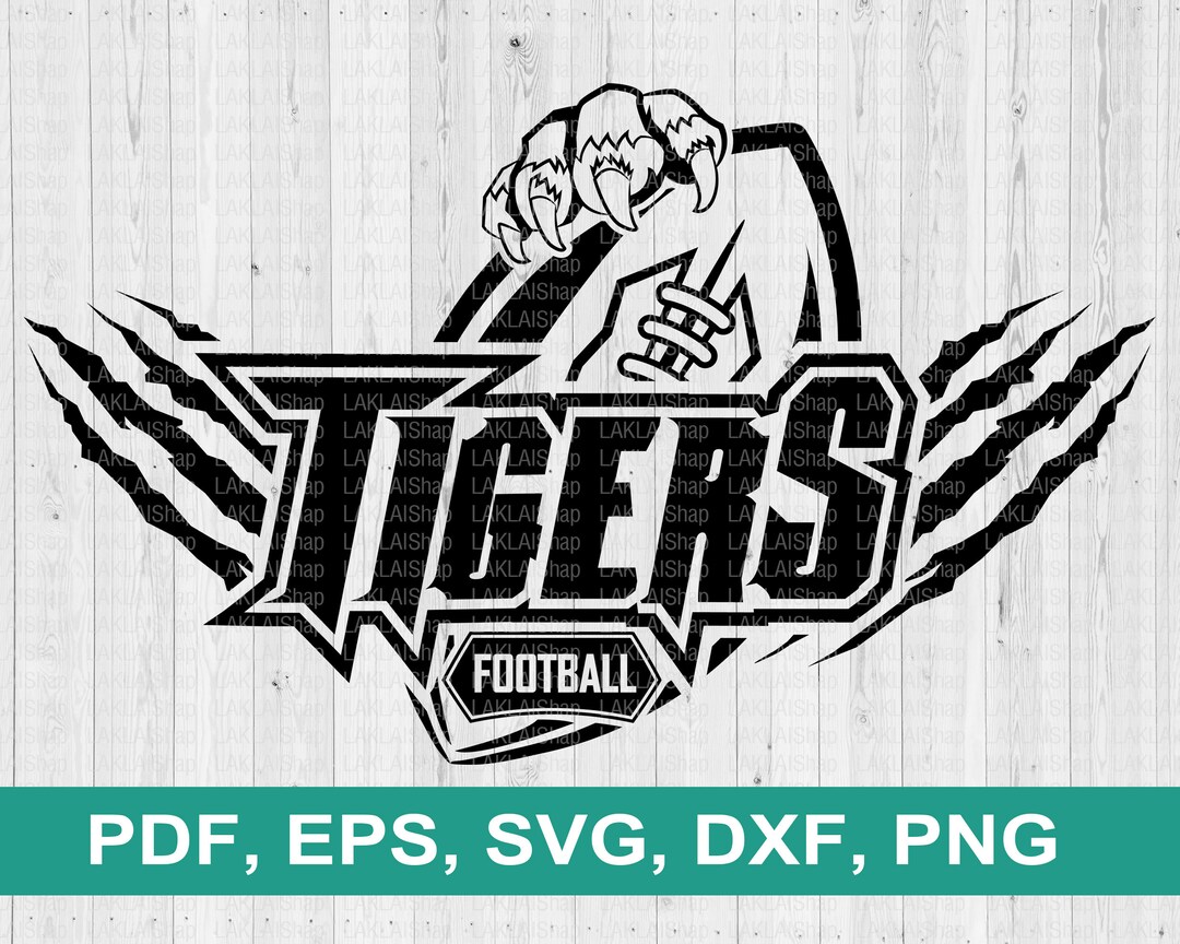 Tigers Football Team Svg, Tigers Claws Svg, Tigers Svg, Tigers Mascot ...