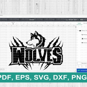 Wolves Team Svg, Wolfs Svg, Wolves Svg, Wolves Mascot Svg, Wolves Png ...