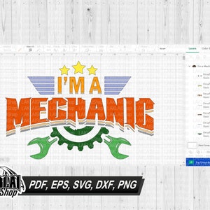 I'm a Mechanic Svg, Mechanic Svg, Mechanic Shirt Svg, Wrench Svg, Car ...