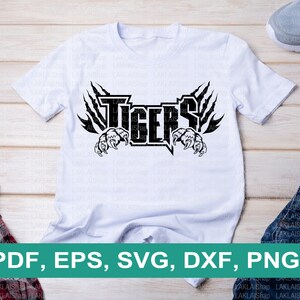Tigers Claws Team Svg Tigers Svg Tigers Spirit Svg Tigers - Etsy
