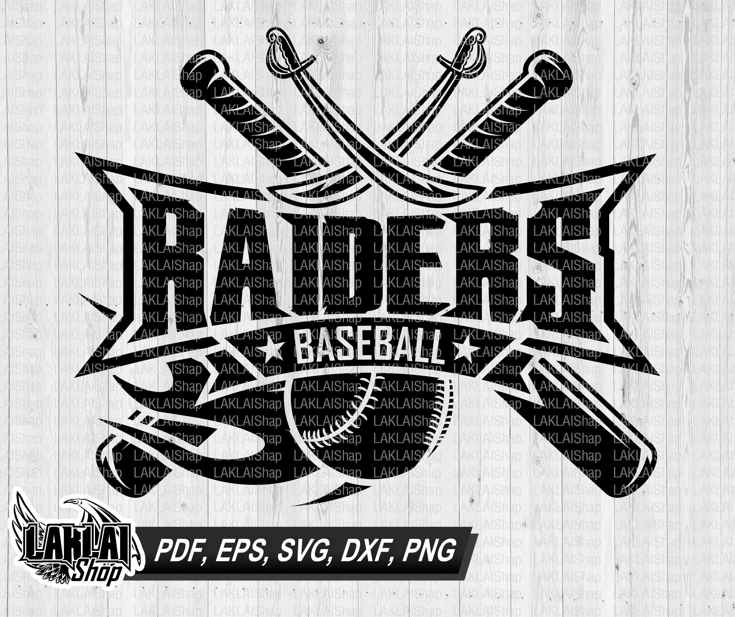 Raiders Baseball Svg, Baseball Svg, Raiders Mascot Svg, Raiders Spirit ...