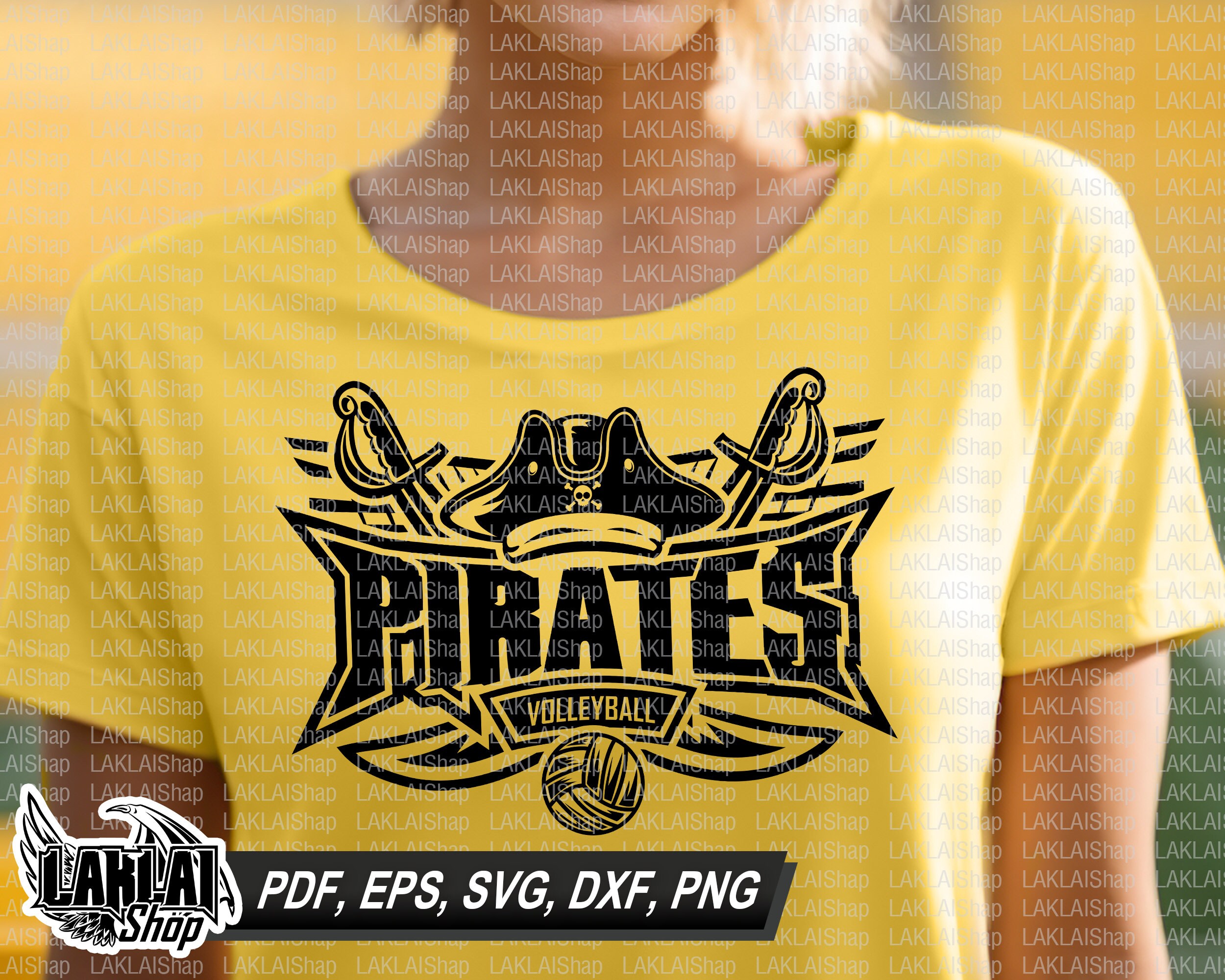 Pirates Volleyball SVG, School Spirit Sports (digital File Download) - Etsy