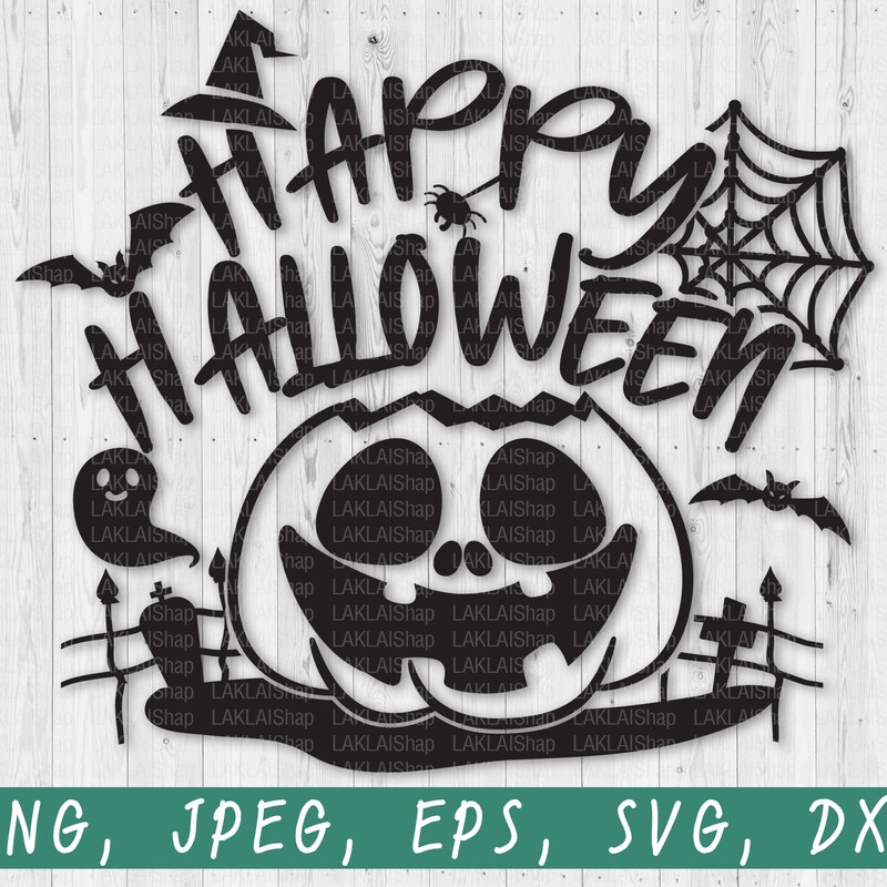 Happy Halloween Svg - Etsy
