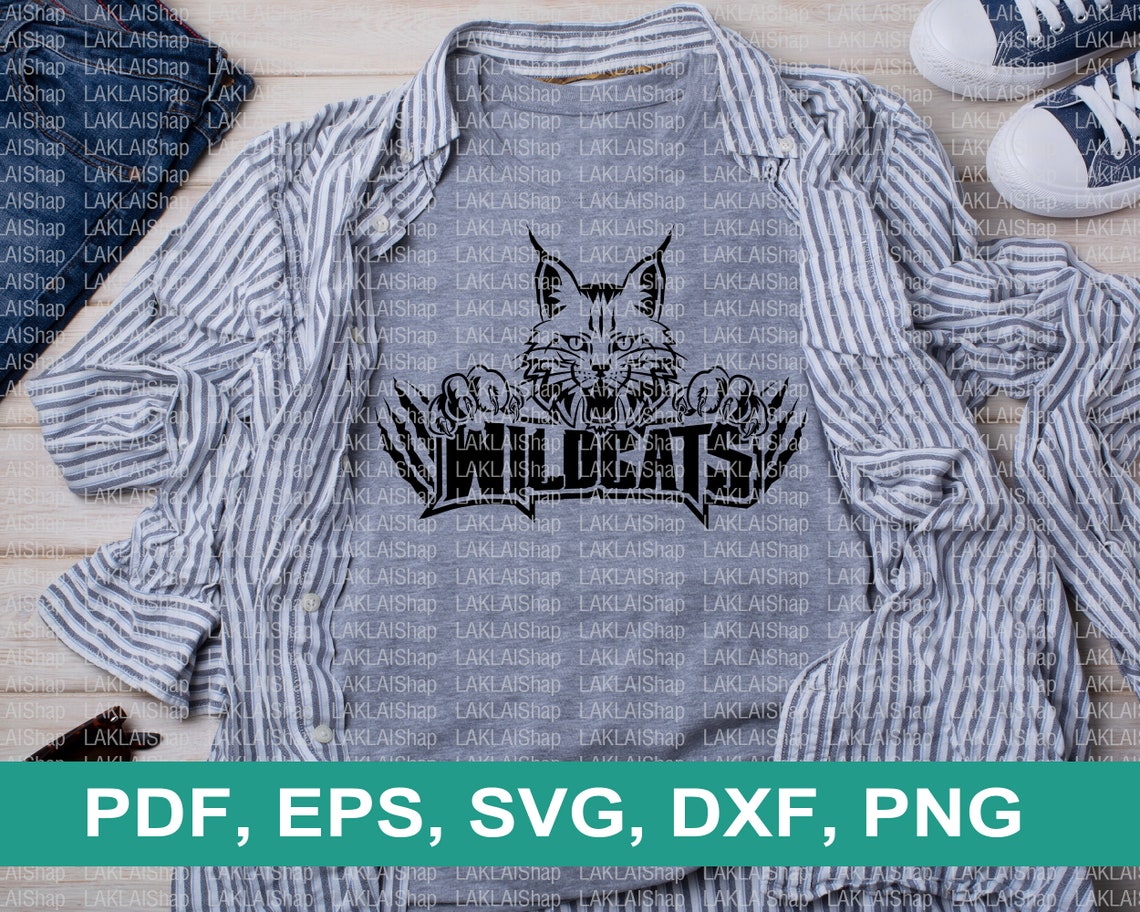 Wildcats Team Mascot SVG, Claws Design (digital File) - Etsy