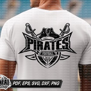 Pirates Football Svg, Pirates Svg, Pirates Football Shirt Svg, Sports ...